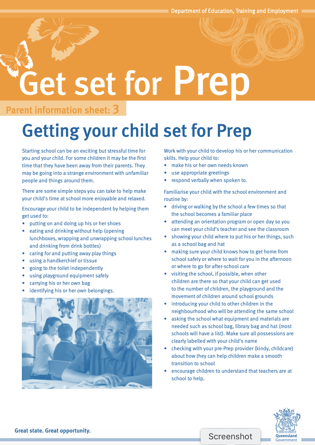 Prep Enrolment 2026